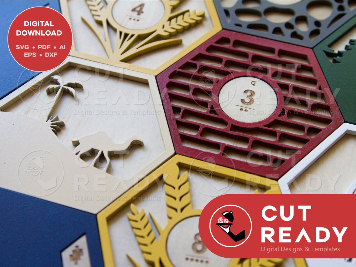 Settlers of Catan 3-4 Player Board PLUS Building Cost Cards - Etsy