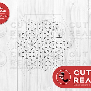 Settlers of Catan 3-4 Player Board SVG Minimalist | Catan SVG | Laser ...