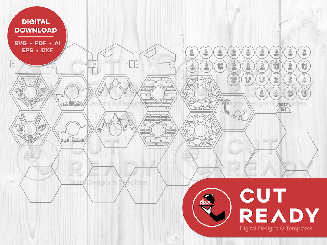 Settlers of Catan 5-6 Player Expansion SVG | Catan SVG | Laser Cut ...