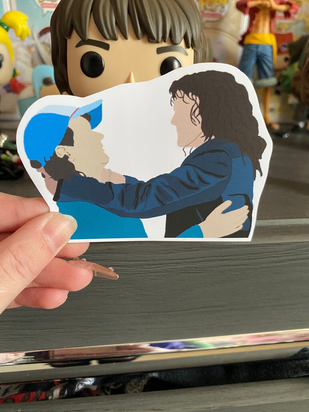 Eddie and Dustin Inspired Sticker - Etsy