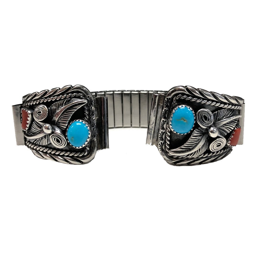 Navajo Silver Watch Band - Etsy