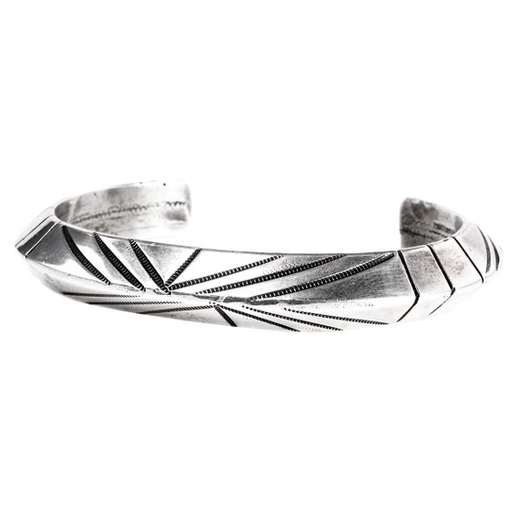Navajo Silver Cuff - Gem