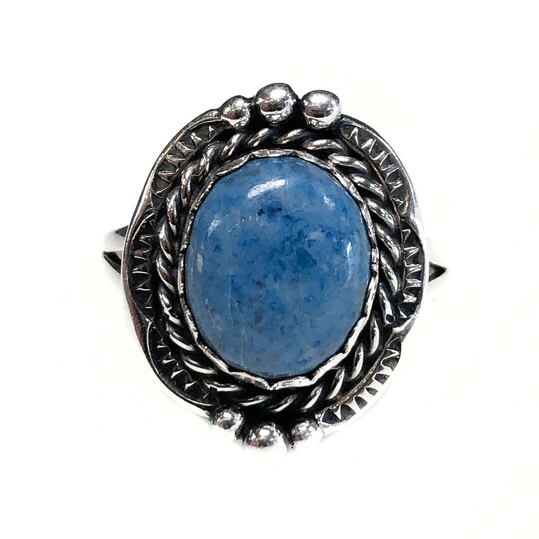 Navajo Lena Platero Silver & Sodalite Ring - Etsy