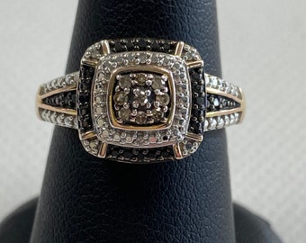 Diamond Chip Ring - Etsy