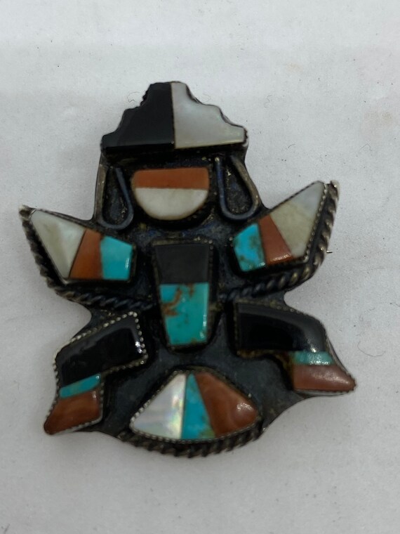 Vintage navajo brooch Mother Of Pearl - Gem