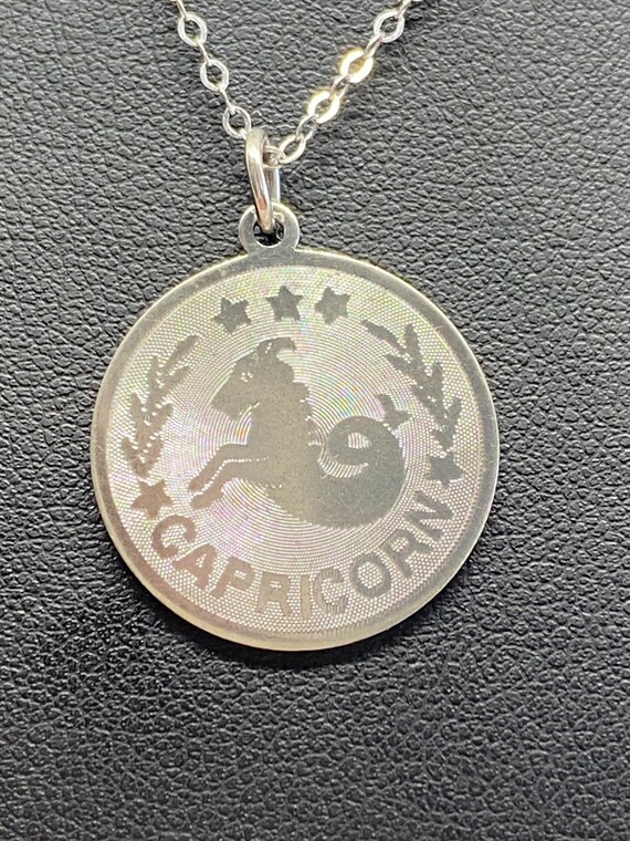 medieval silver capricorn - Gem