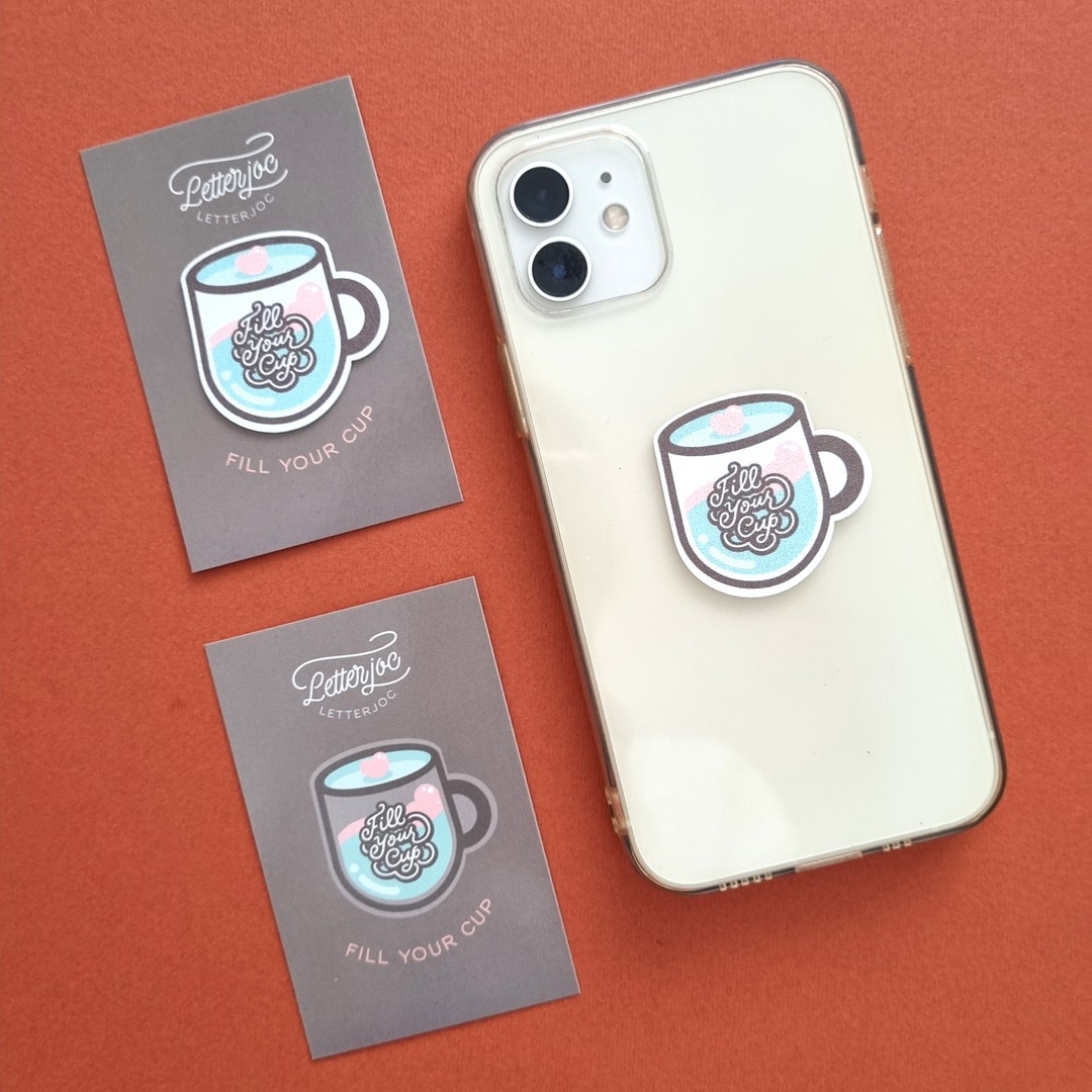 NEW! Bestseller Microfiber Phone Screen Cleaner Sticker (reusable ...