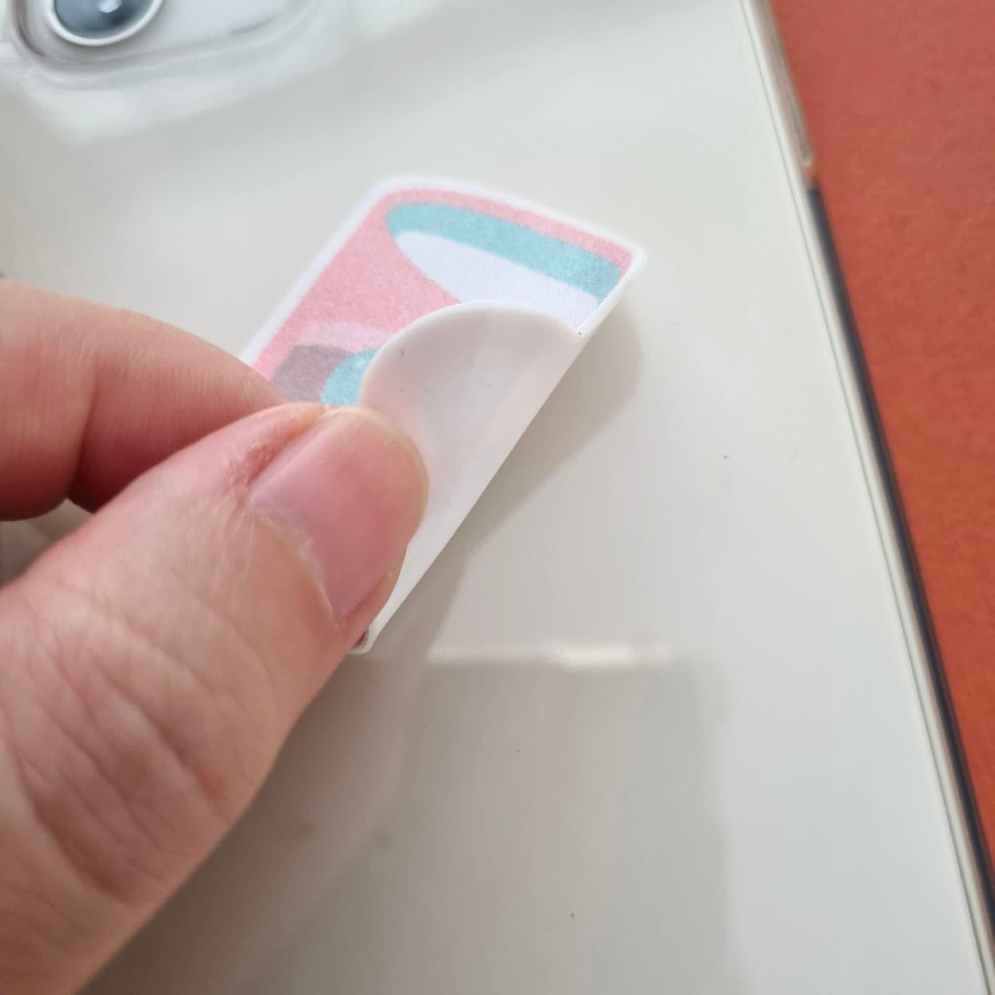 NEW! Bestseller Microfiber Phone Screen Cleaner Sticker (reusable ...