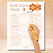 Printable Daily Self Care Tracker, Self-care Checklist, Self-care PDF ...