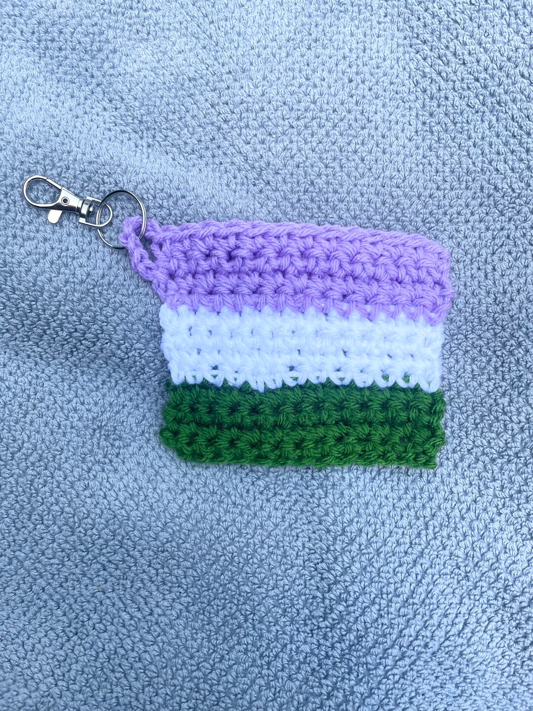 Genderqueer Pride Flag Keychain Etsy