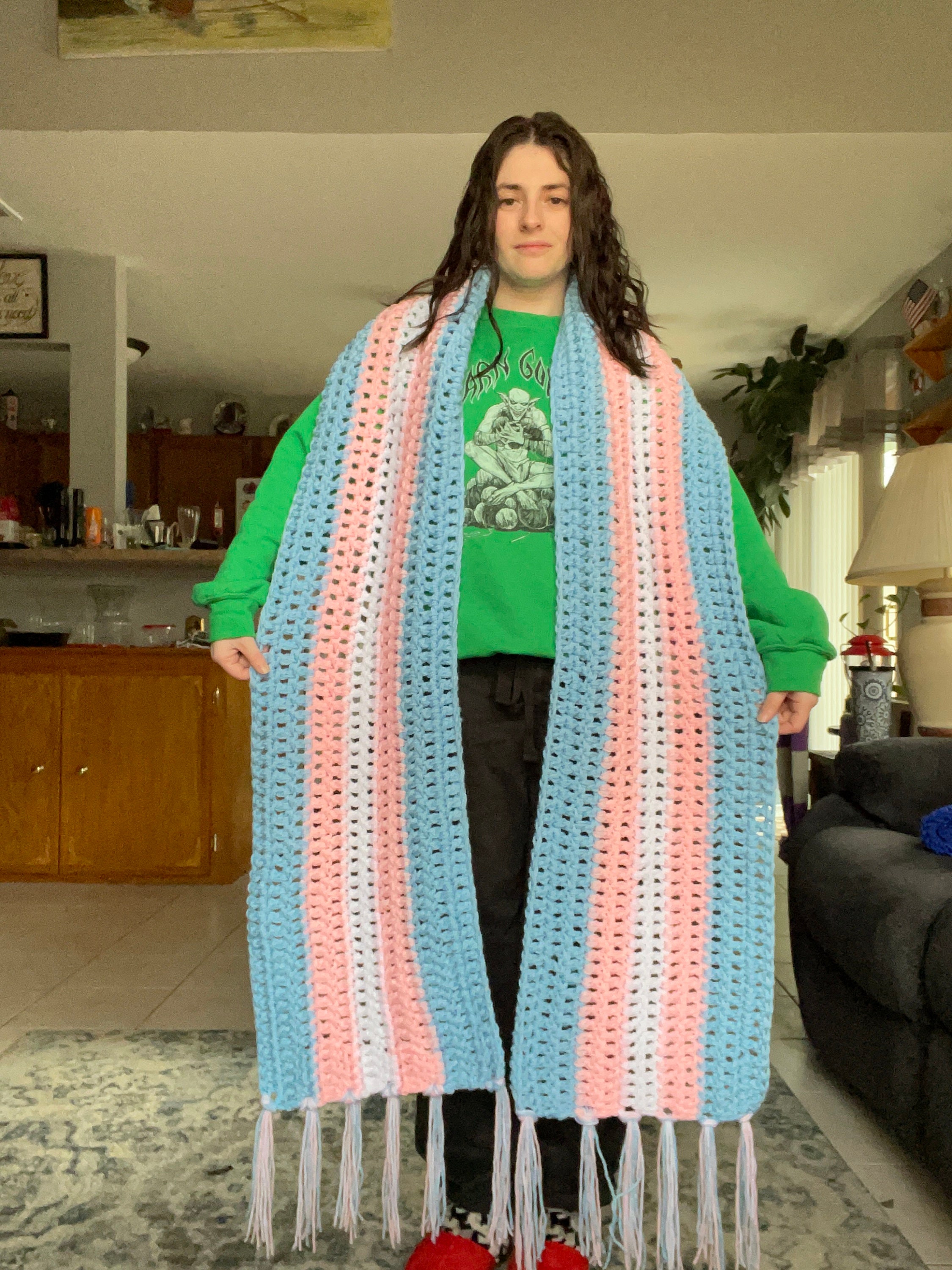 Transgender Pride Flag Scarf - Etsy