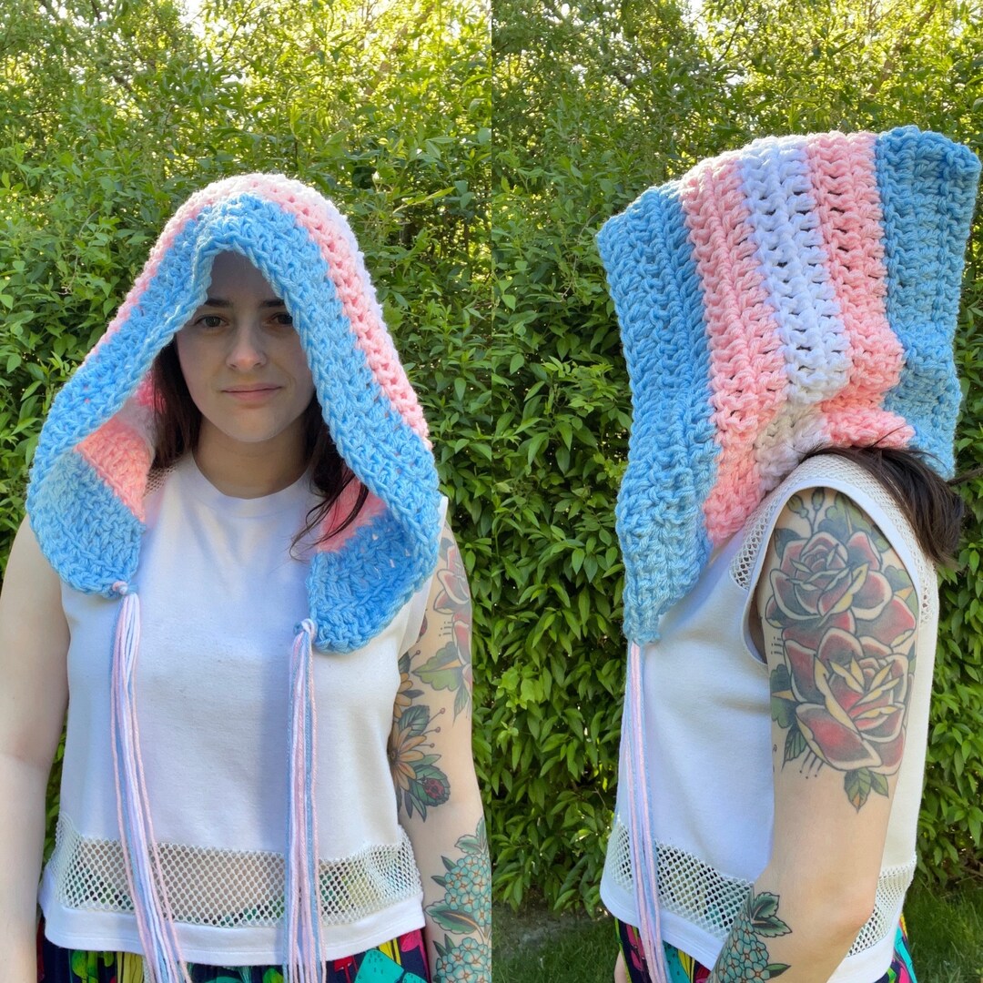 Transgender Pride Flag Hood - Etsy