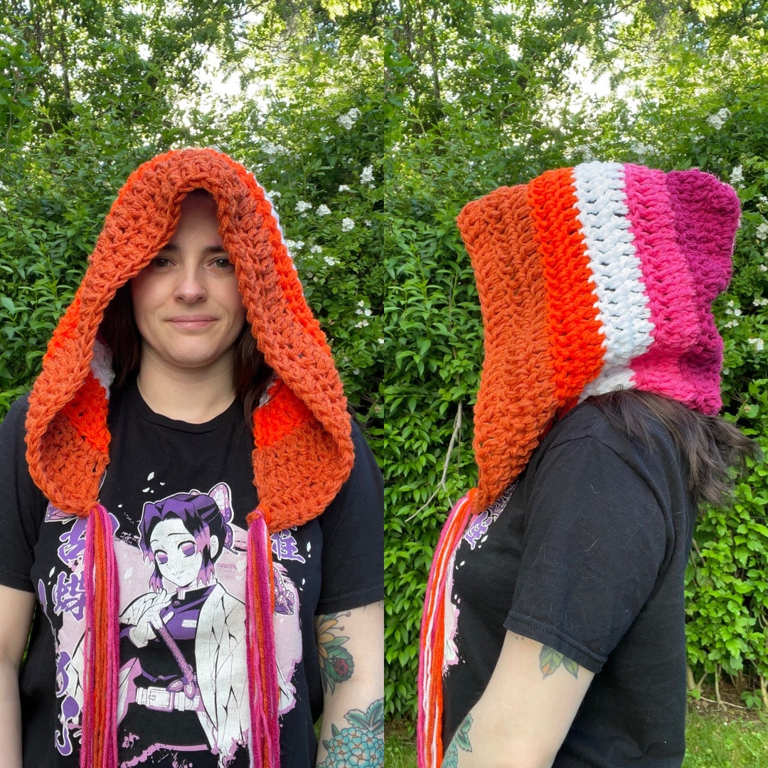 Lesbian Pride Flag Hood - Etsy