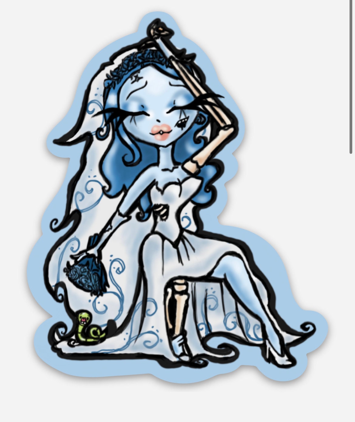 Emily Corpse Bride Sticker - Etsy