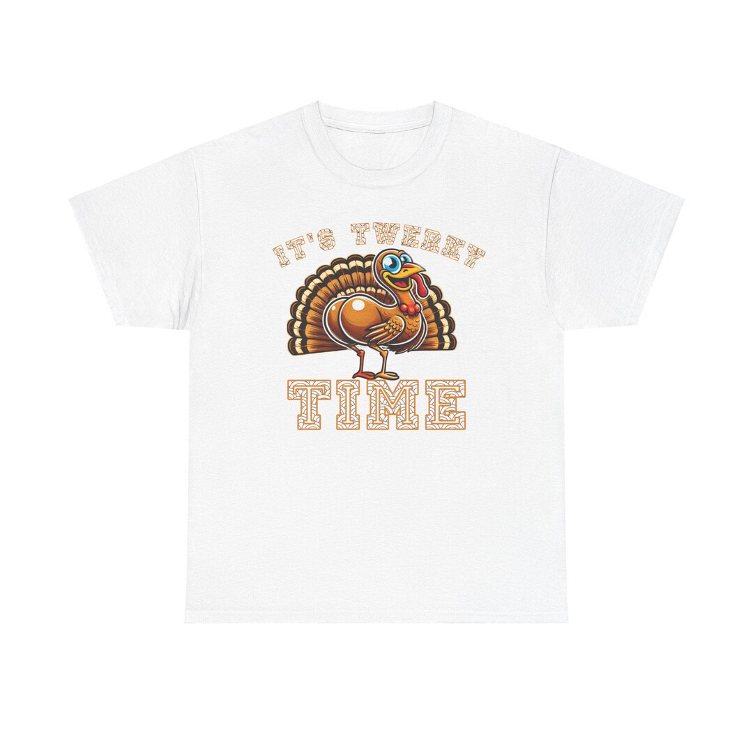 Thanksgiving Twerking Turkey Unisex Tee, Funny Turkey Day Beach Bum ...