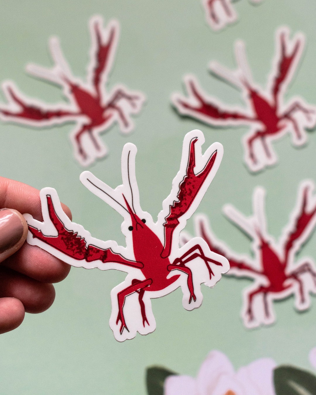 Crawfish Sticker Waterproof Vinyl Decal - Etsy Canada