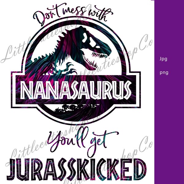 Nanasaurus Svg - Etsy