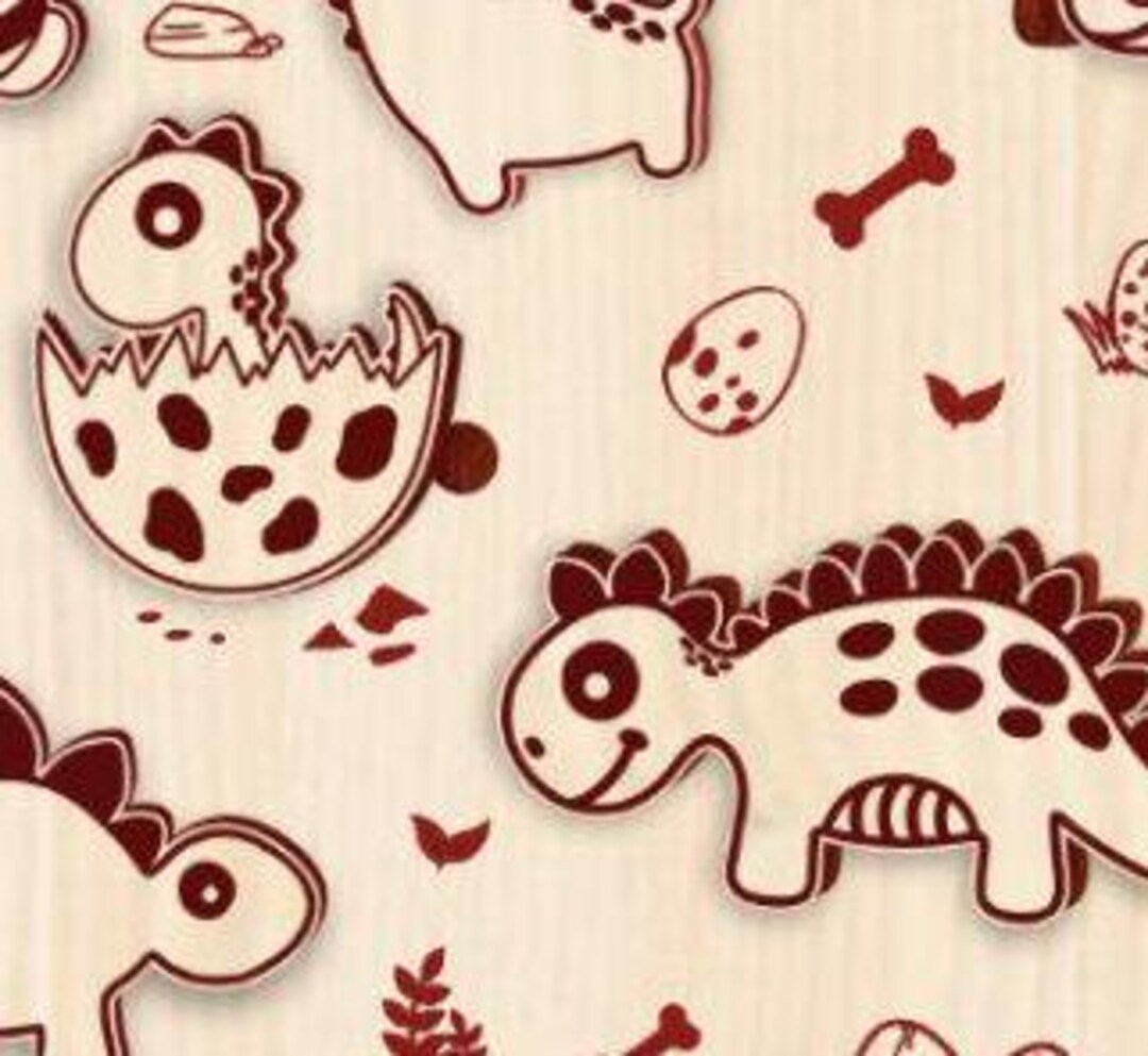 Dinosaur Puzzle for Laser Cut ,plasma, Cdr, Dxf, Pdf, Ai, Svg File ...