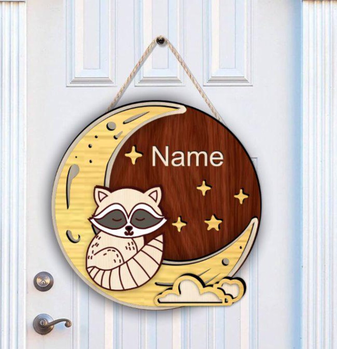 Cat Door Sign for Laser Cut, Cdr, Dxf, Pdf, Ai, Svg File Formats - Etsy