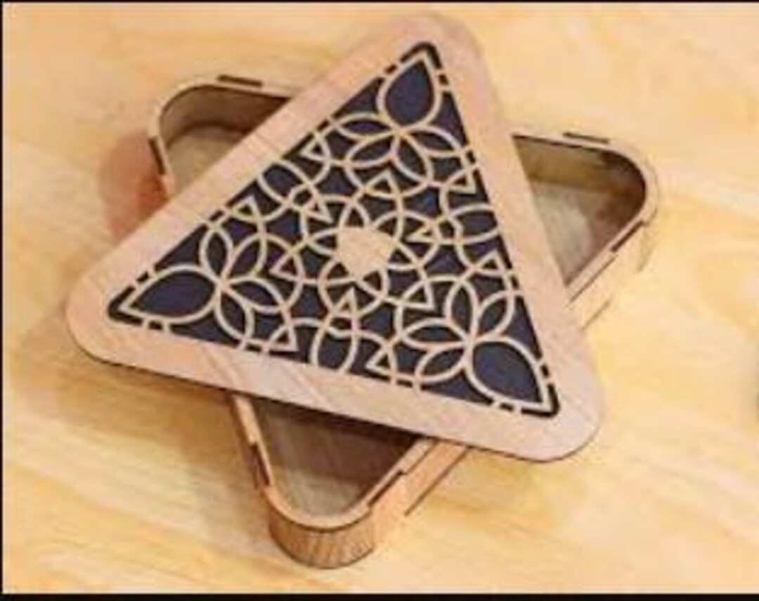 Triangle Box for Laser Cut, Cdr, Dxf, Pdf, Ai, Svg File Formats - Etsy