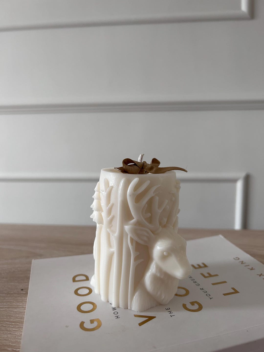 Stag Candle - Etsy