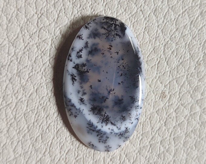 Natural Dendritic Agate Cabochon, Dendritic Agate Gemstone Semi ...