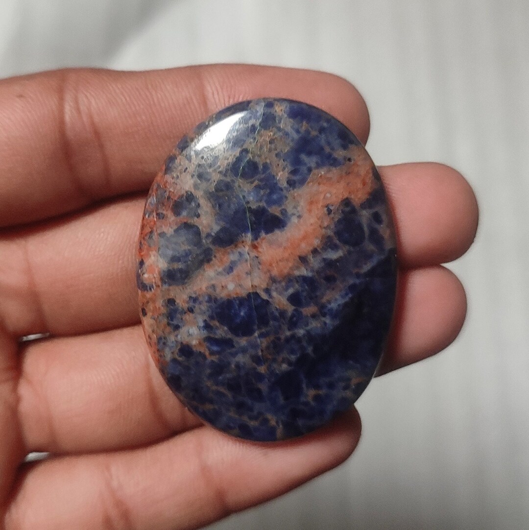 100 % Natural Sodalite Cabochon Top Quality Gemstone Oval Shape ...