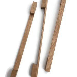 Handmade Oak Drawer Handles: Modern Cabinet Pulls - Etsy