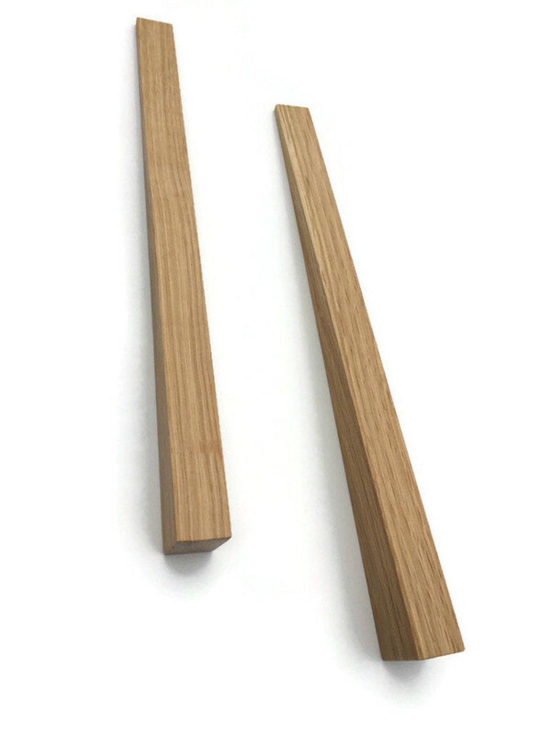 Wooden Handles /natural Wood /oaq Cabinet Pulls/solid Handmade Knobs ...