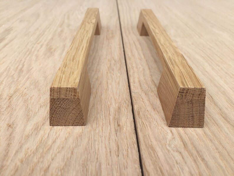 Wood Drawer Handles-modern Handles-cabinet Pulls-oaq Handles - Etsy