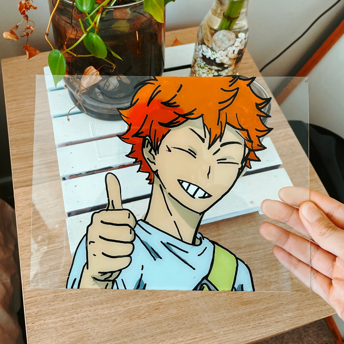 CUSTOM Anime Glass Painting - Etsy