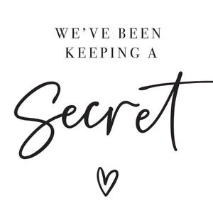 We've Been Keeping a Secret Pregnancy Announcement Babygrow - Etsy