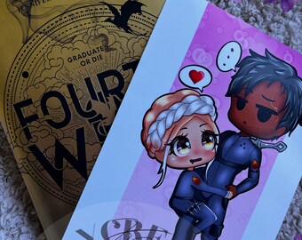 Riorgail Chibi OFFICIALLY LICENSED Fourth Wing Premium A5 Print - Etsy