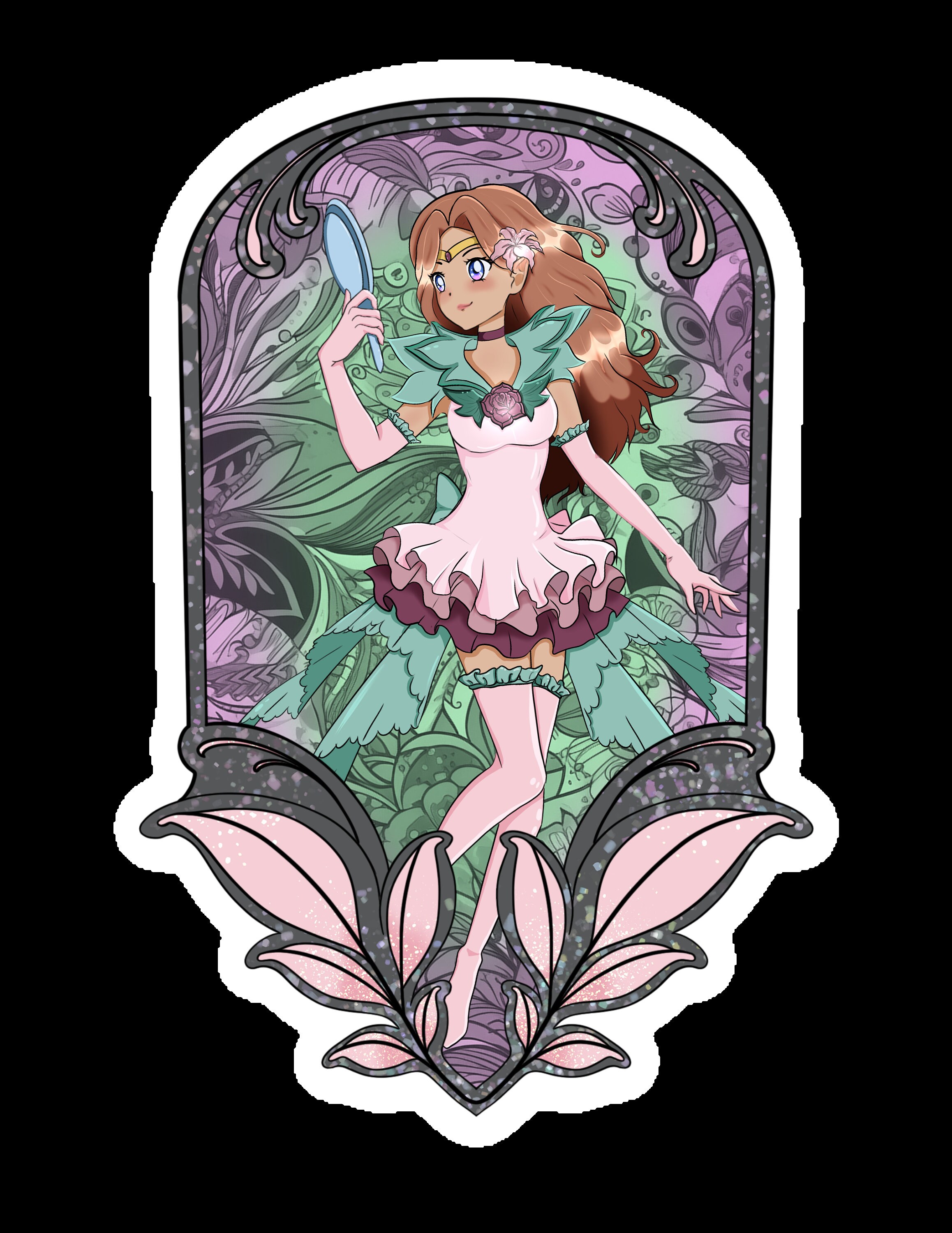 ACOTAR Holographic Standing Character Cards Magical Girls Edition ...