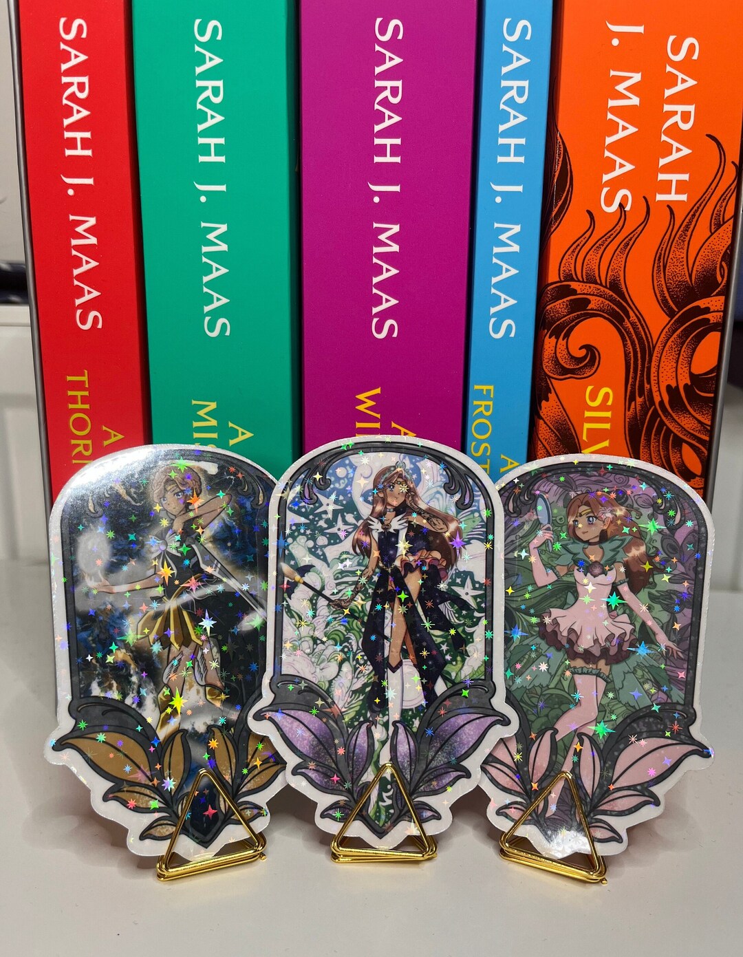 ACOTAR Holographic Standing Character Cards Magical Girls Edition ...