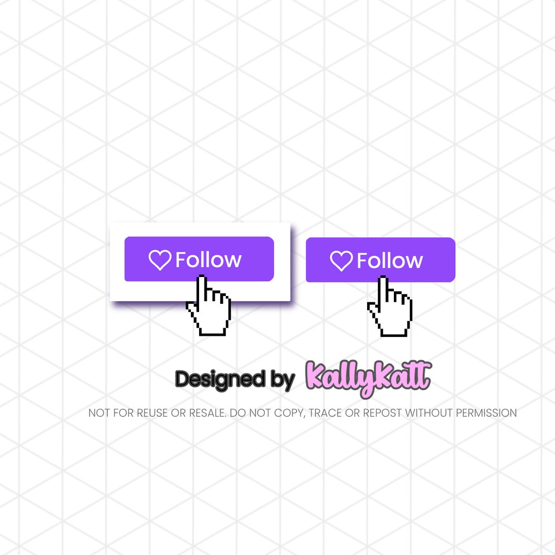 ANIMATED Twitch Follow Alert Follow Alert for Twitch Streamer Follow ...