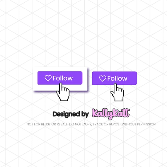 ANIMATED Twitch Follow Alert Follow Alert for Twitch - Etsy UK