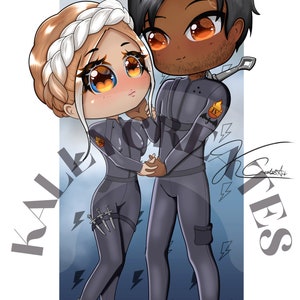 Riorgail Chibi OFFICIALLY LICENSED Fourth Wing Premium A5 Print - Etsy