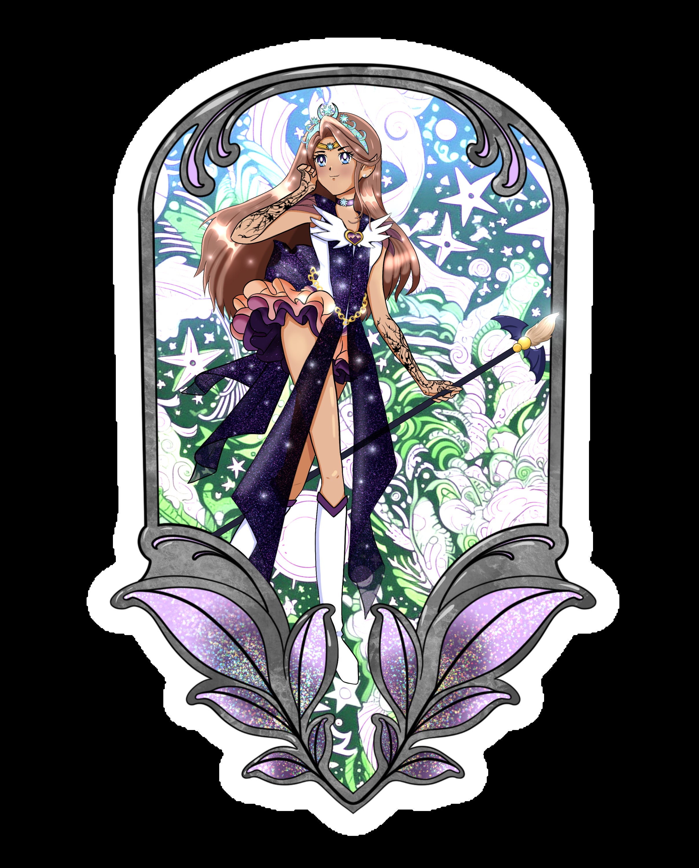 ACOTAR Holographic Standing Character Cards Magical Girls Edition ...