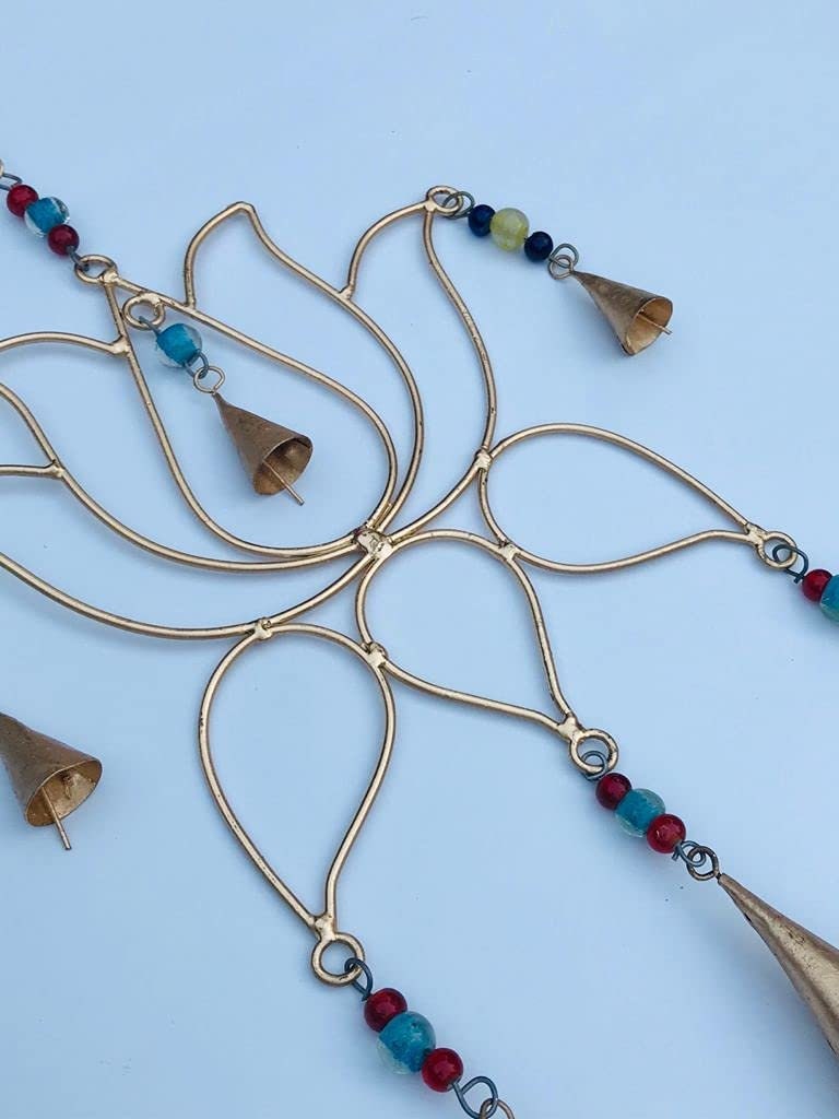 Metal Lotus Hanging Rustic Finish Positive Vibes Wall - Etsy