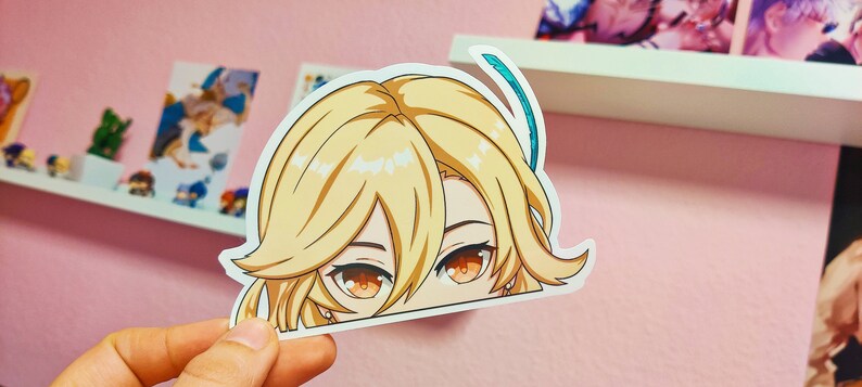 Genshin Impact Kaveh Peeker Sticker Car Decal - Etsy