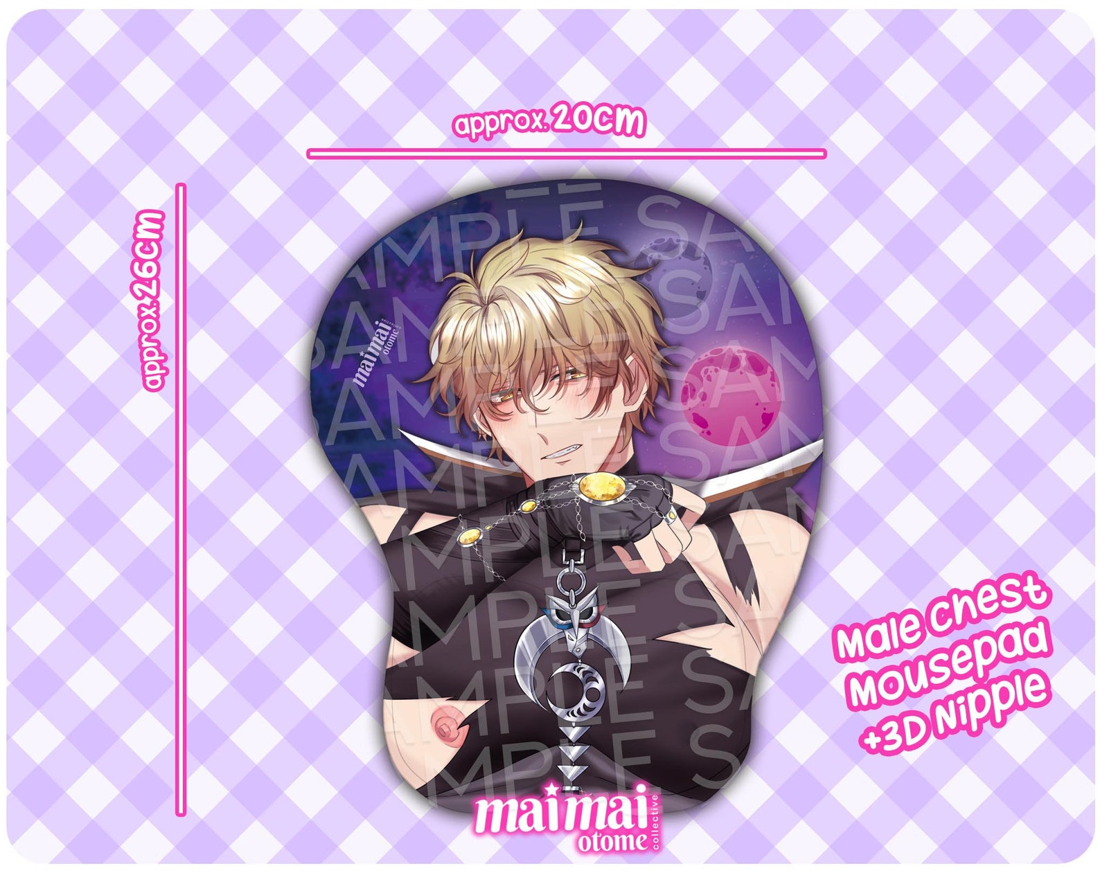 PREORDER Quincy 3D Oppai Mousepad Male Chest Ergonomic - Etsy