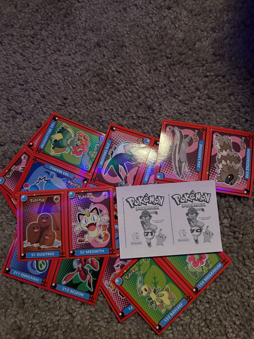 5 Random Pokedex Pokemon Stickers - Etsy