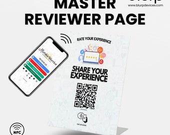 Custom NFC Google Review Stand - Etsy
