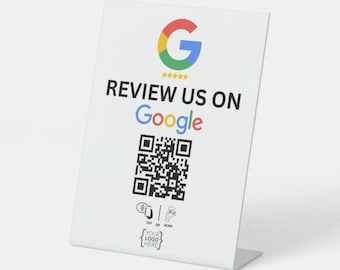 NFC and QR Code Personalized Acrylic Magnetic Google Review Stand With ...
