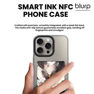 Smart INK NFC Phone Case iPhone 14 & 15 Pro Max - Etsy
