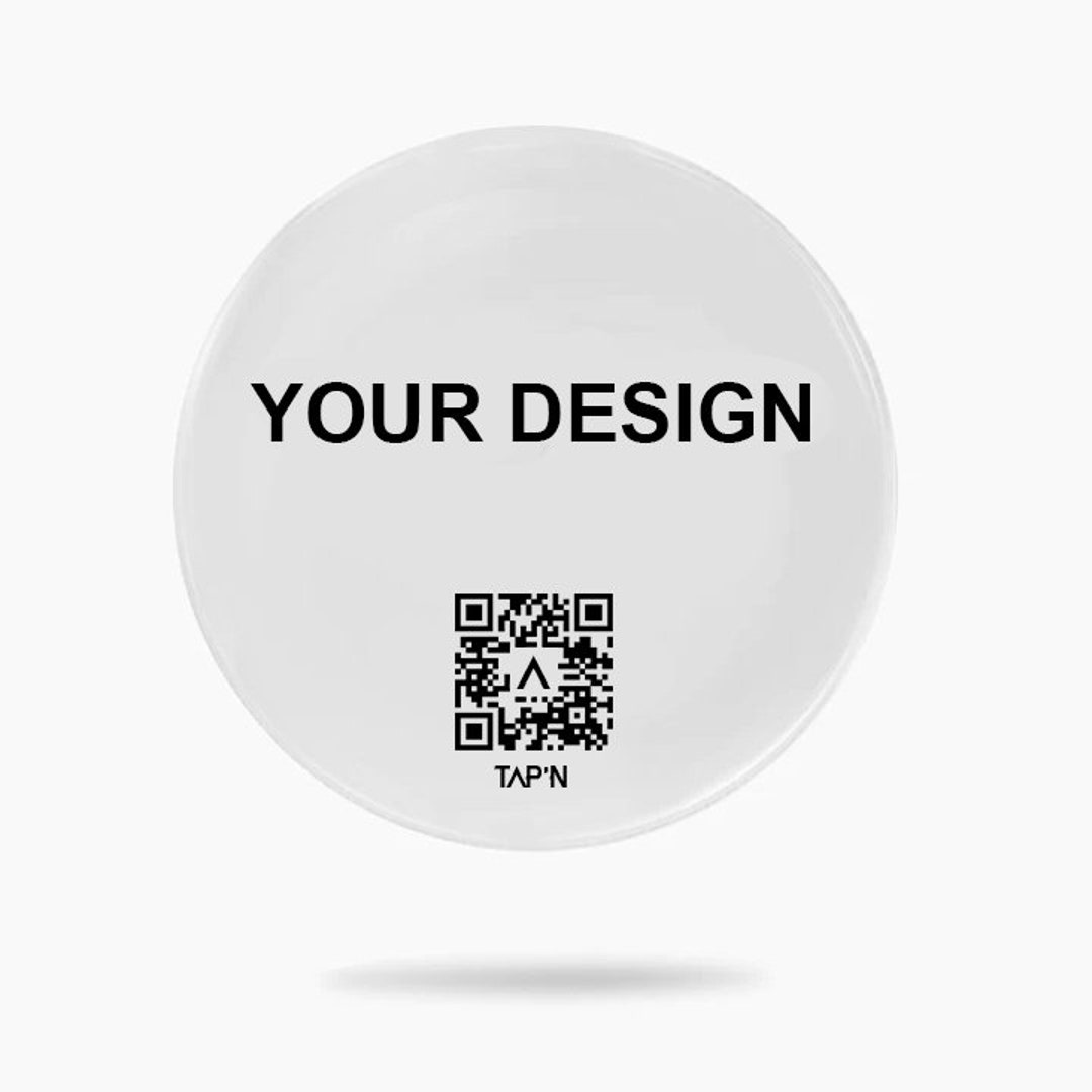 Custom NFC XL Sticker Coaster - Etsy