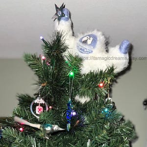 Abominable Snowman Christmas Tree Topper Personalized Yeti Custom Yeti ...