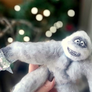Christmas Tree Topper Abominable Snowman Vintage Christmas - Etsy