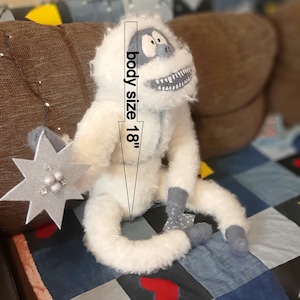 Christmas Tree Topper 18 Size Abominable Snowman Vintage Christmas ...